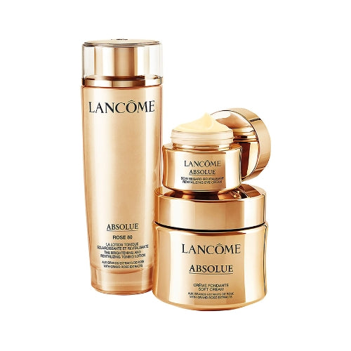 Lancome Absolue Skin Care Gift Set 3pcs With Toner+Eye Cream+Face Crea ...